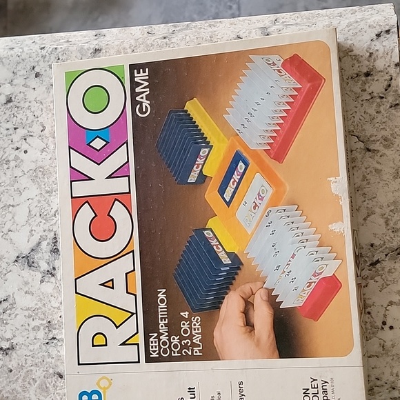 Toys | Milton Bradley Racko Card Board Game Number Order Sequencing ...